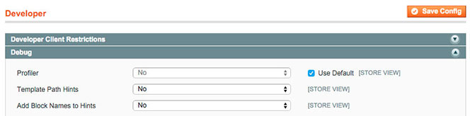 How to turn on Template Path Hints - Magento Web Design